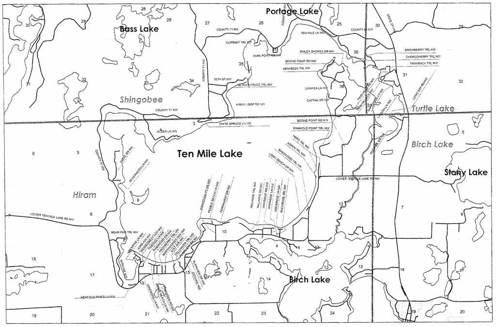 Maps - Ten Mile Lake Association